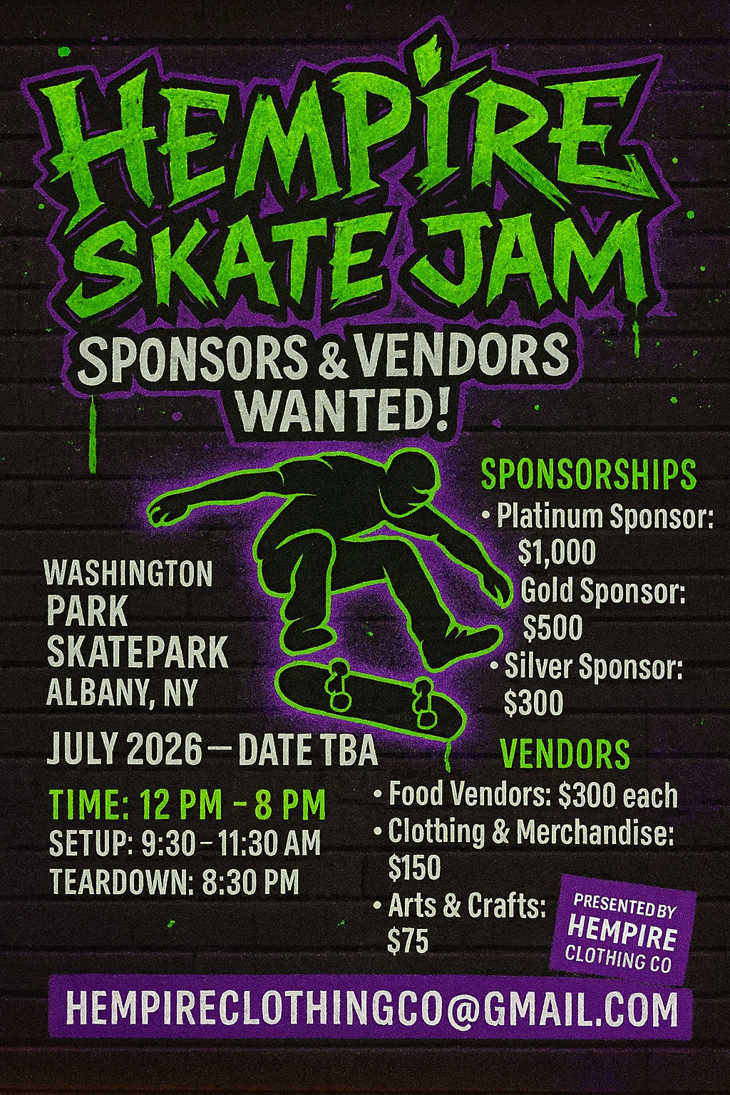 Hempire Skate Jam 2026 Highlights Schedule and Venue – Hempire Clothing Co.